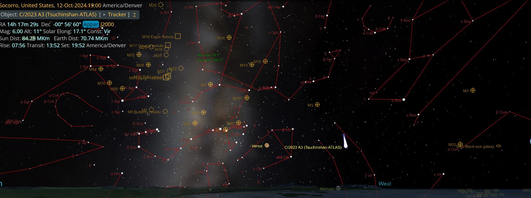 NMT Astronomy Club: Rare viewing opportunity for comet that appears ...