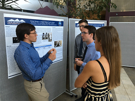 Summer Students Display Research Posters: New Mexico Tech